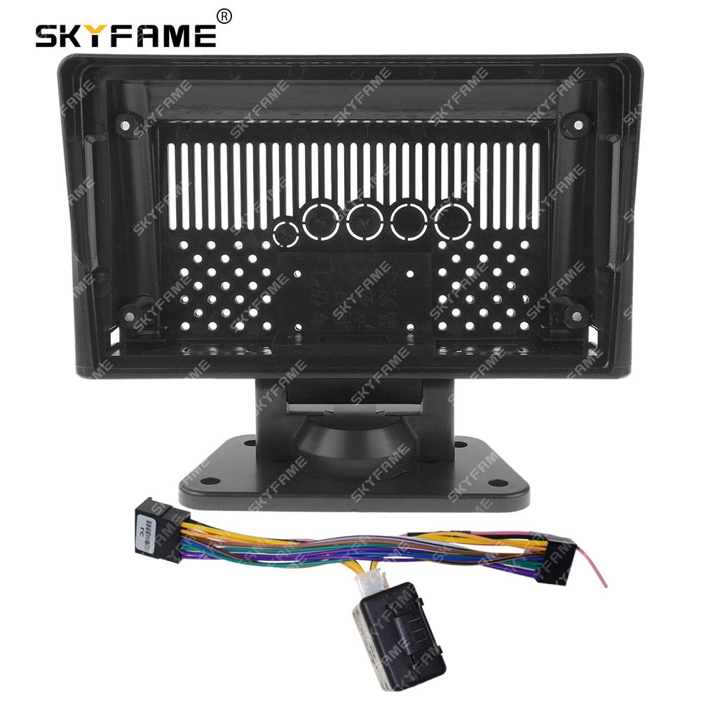 SKYFAME Car Stereo Desktop Big Screen Fascia Frame Adapter For Trucks ...