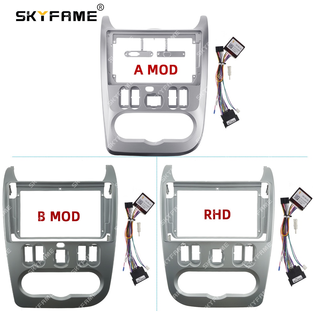 SKYFAME Car Frame Fascia Panel Adapter Canbus Box Decoder For Renault ...