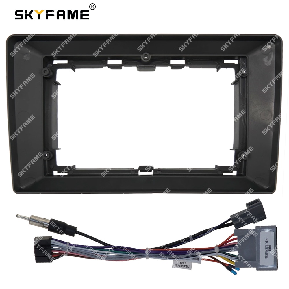 SKYFAME Car Frame Fascia Adapter For Honda Brio Amaze 2011-2018 Android ...