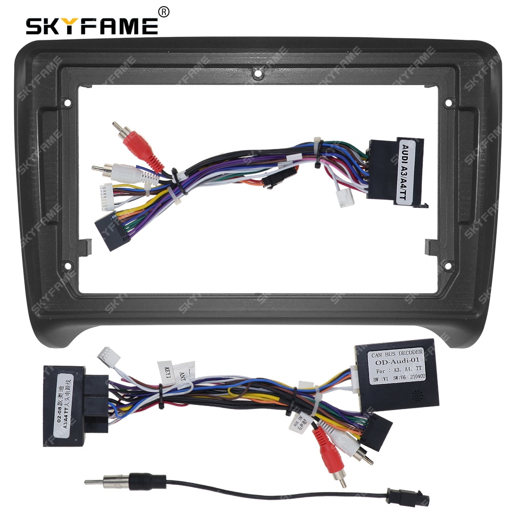 SKYFAME Car Frame Fascia Adapter Canbus Box Decoder Android Radio Audio ...