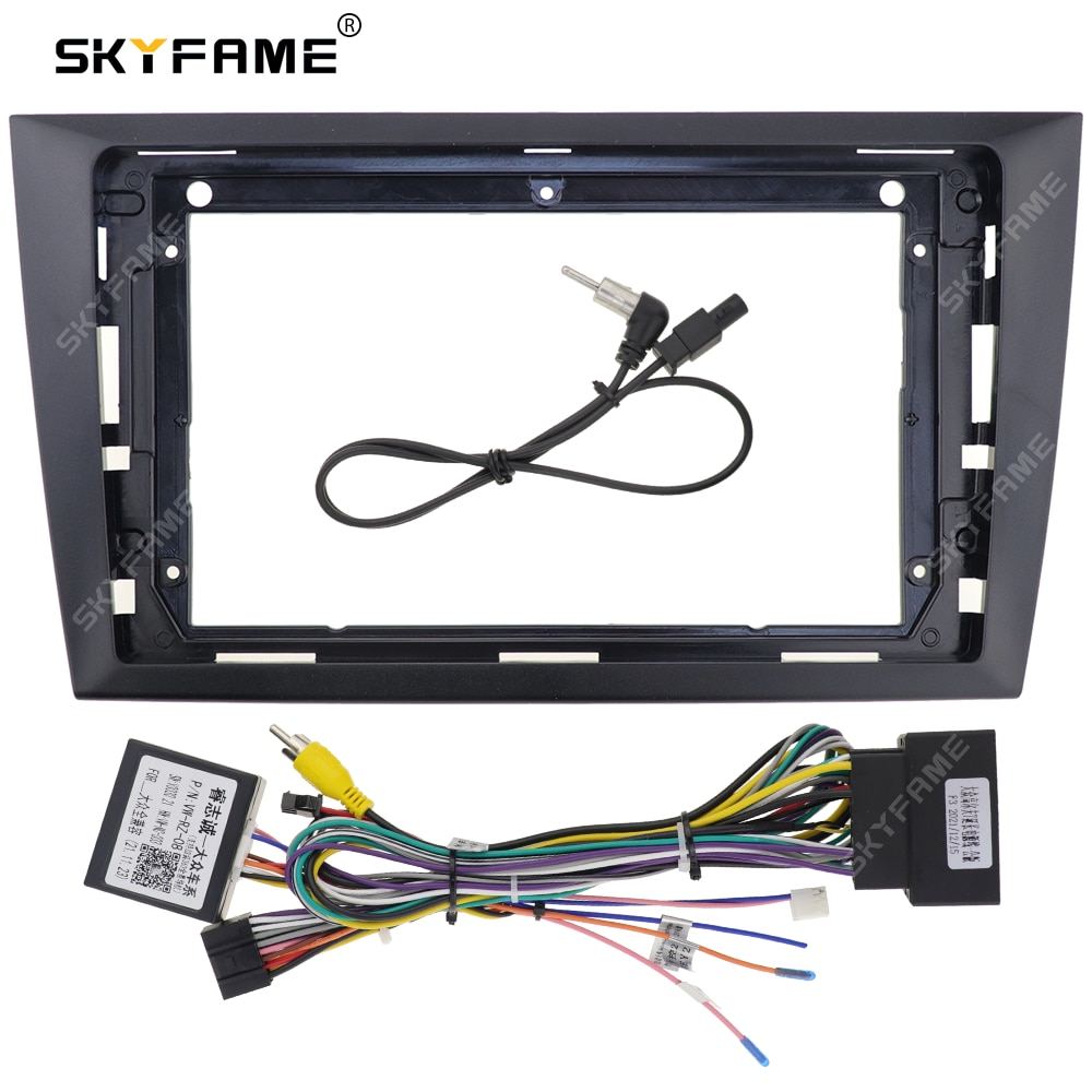 SKYFAME Car Frame Fascia Adapter Canbus Box Decoder For Volkswagen Golf ...