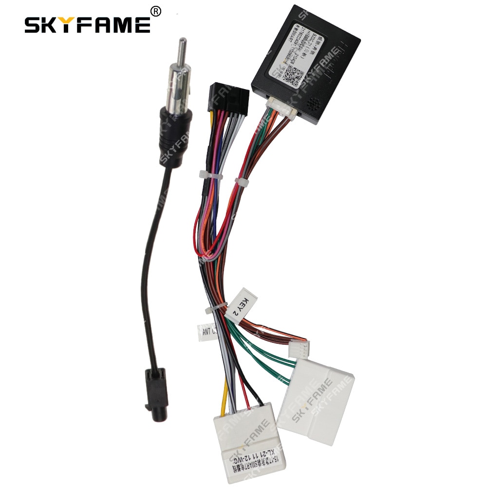 Hiworld Car 16pin Wiring Harness Adapter Canbus Box Decoder For Benz Smart 2015-2017 Android ...