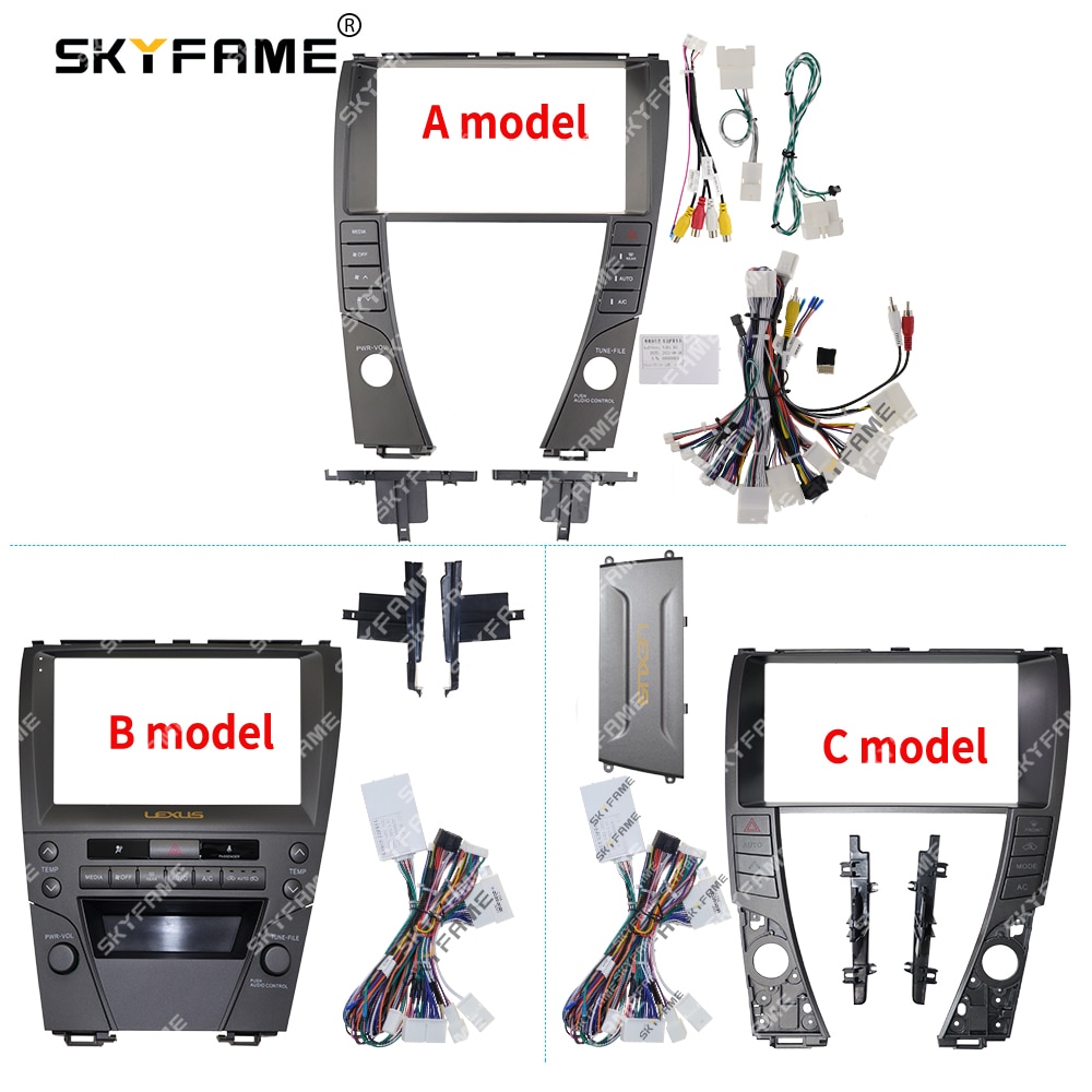 SKYFAME Car Fascia Frame Adapter Canbus Box Decoder Android Radio Dash ...