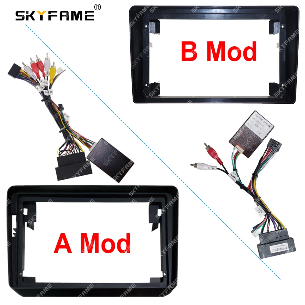 SKYFAME Car Frame Fascia Adapter Canbus Box Decoder Android Radio Dash ...