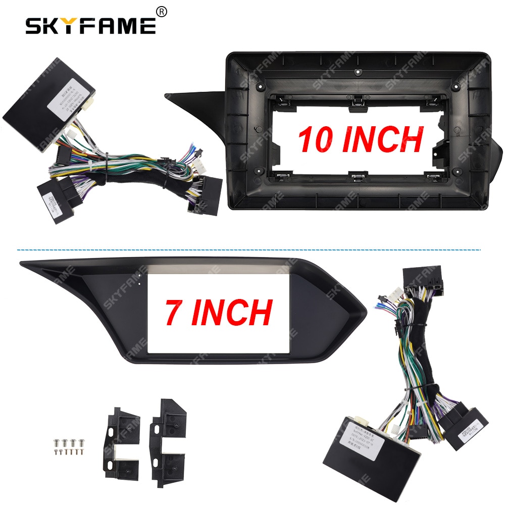SKYFAME Car Frame Fascia Adapter Canbus Box Decoder Android Radio Audio ...