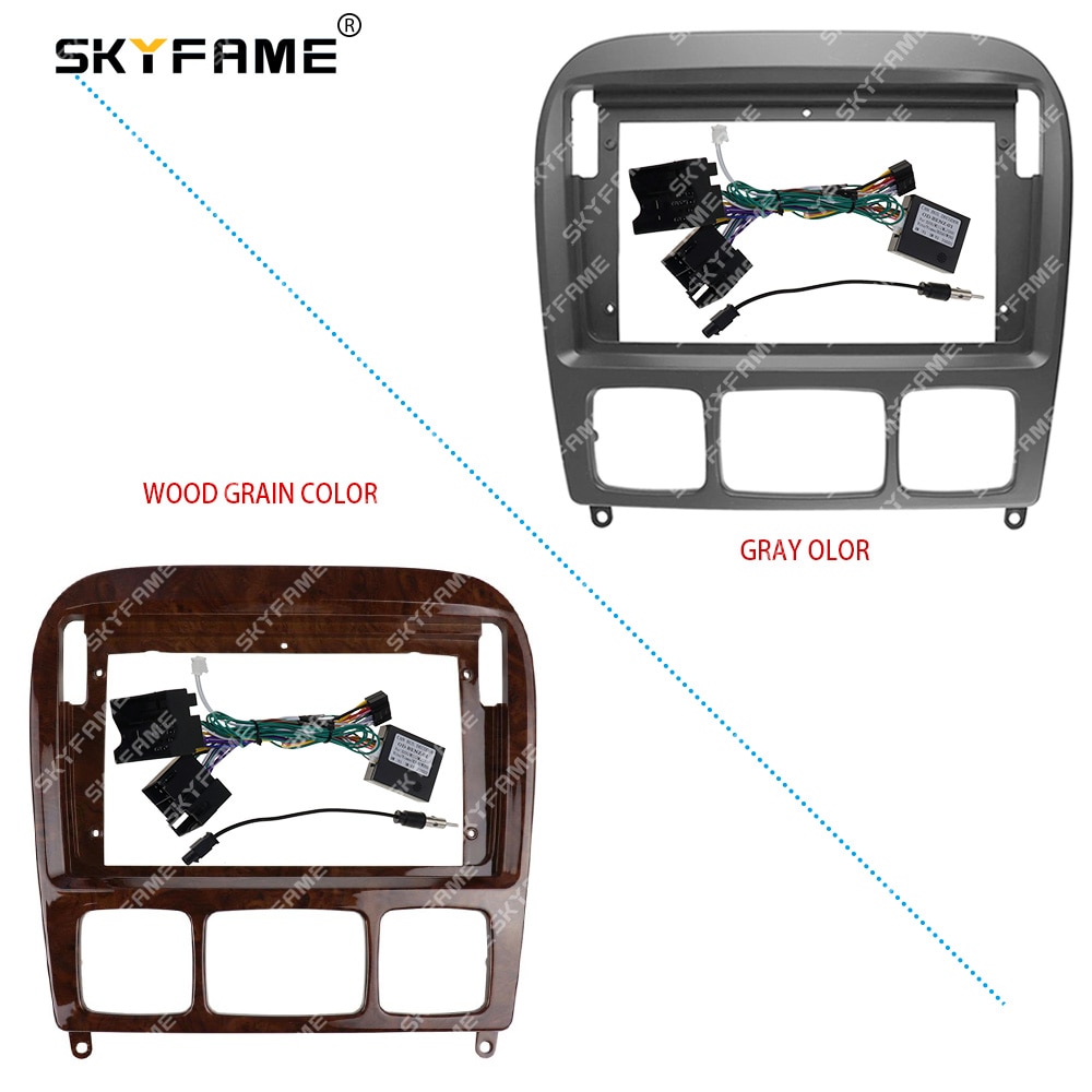 Car Frame Fascia Adapter Canbus Box Decoder Android Radio Dash Fitting ...