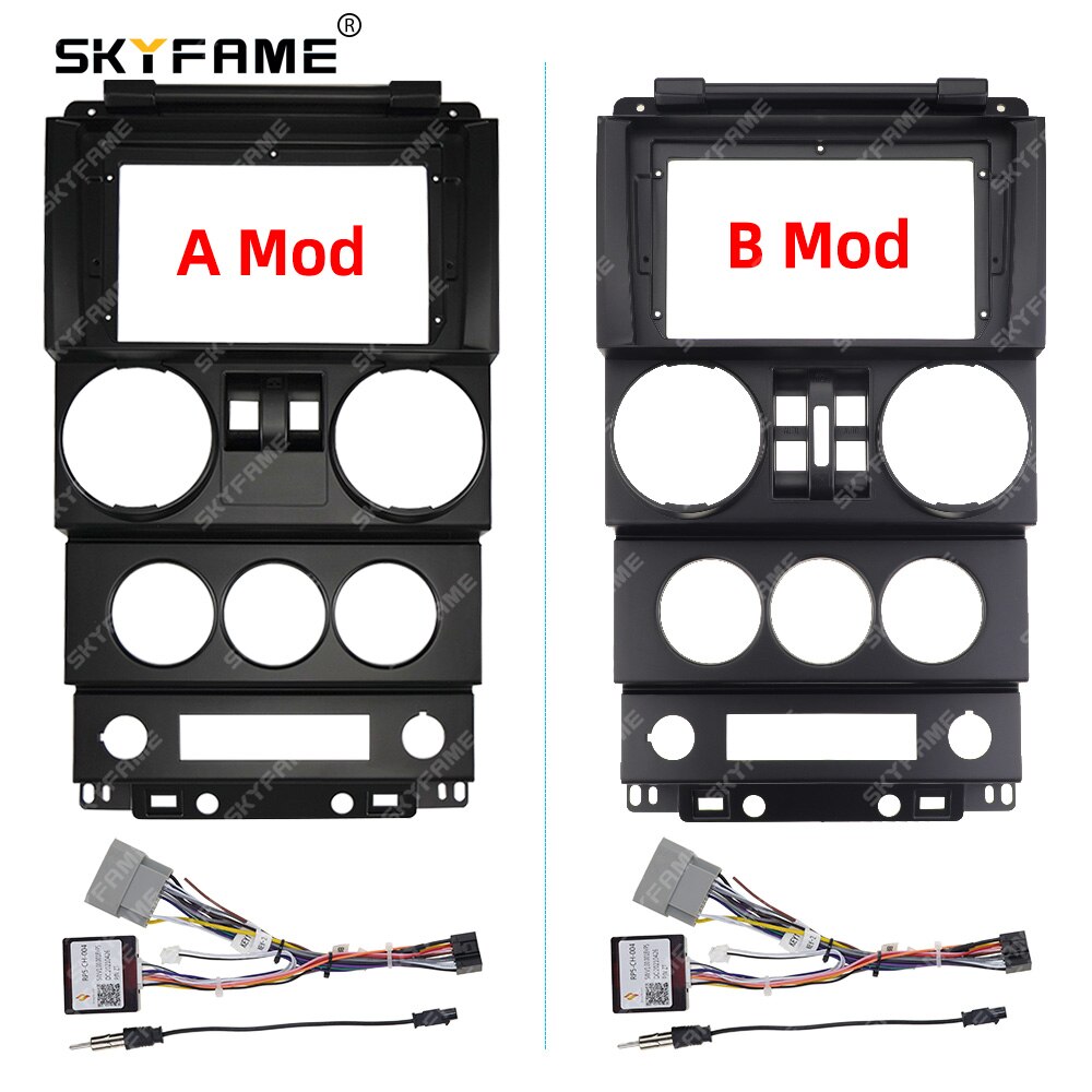 SKYFAME Car Frame Fascia Adapter Canbus Box Decoder Android Radio Dash ...