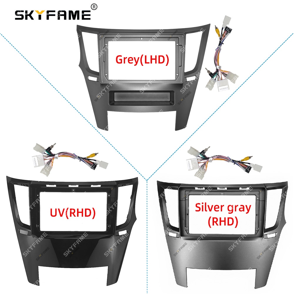 SKYFAME Car Frame Fascia Adapter For Subaru Outback Legacy 2008-2013 ...