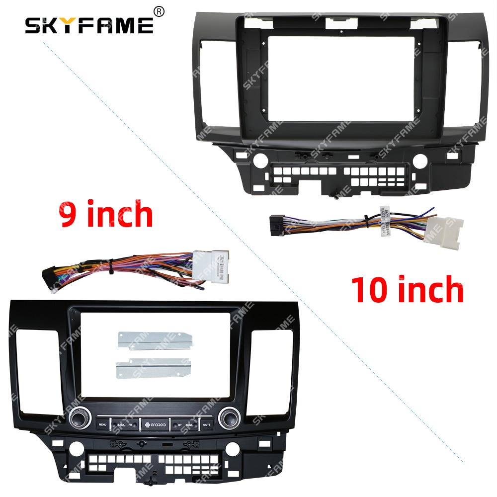 SKYFAME Car Frame Fascia Adapter Android Radio Dash Fitting Panel Kit ...