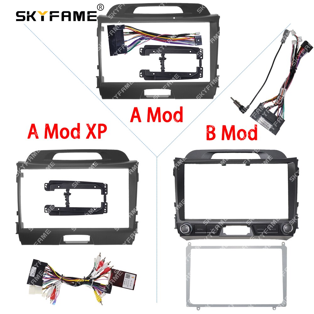 SKYFAME Car Frame Fascia Adapter Canbus Box Decoder Android Radio Dash ...