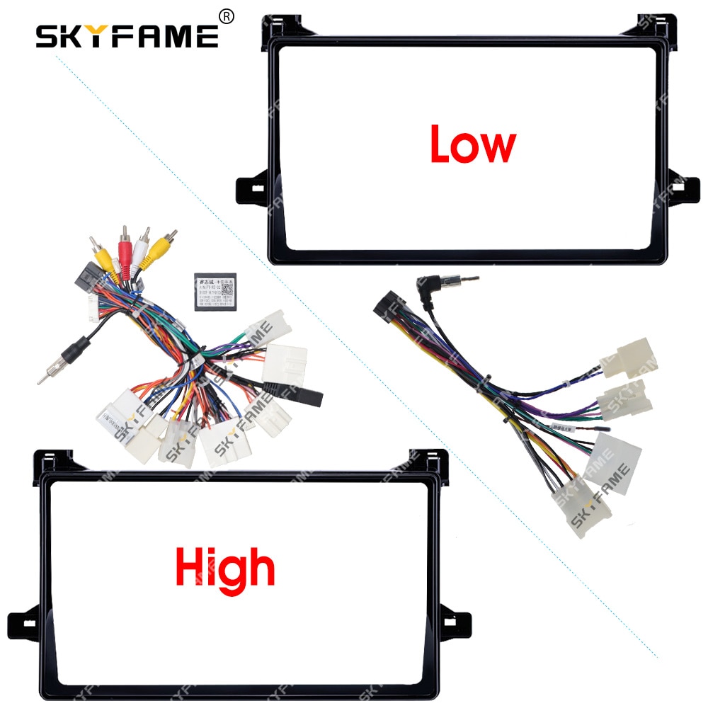 SKYFAME Car Frame Fascia Adapter Canbus Box Decoder For Toyota Prius 50 ...
