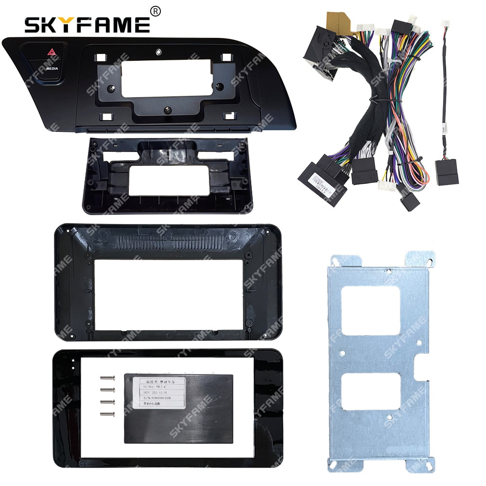 SKYFAME Car Frame Fascia Adapter Canbus Box Decoder Android Radio Audio Dash Fitting Panel Kit ...