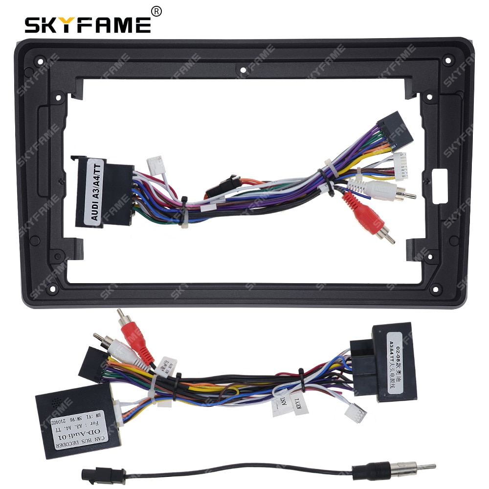 SKYFAME Car Fascia Frame Adapter Canbus Box Decoder Android Radio Dash ...