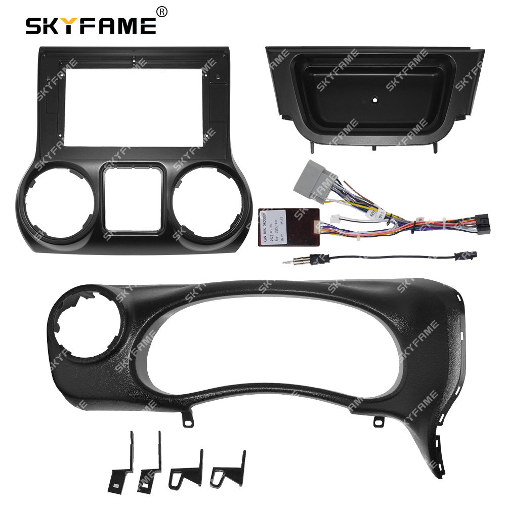 SKYFAME Car Frame Fascia Adapter Canbus Box Decoder Android Radio Dash ...
