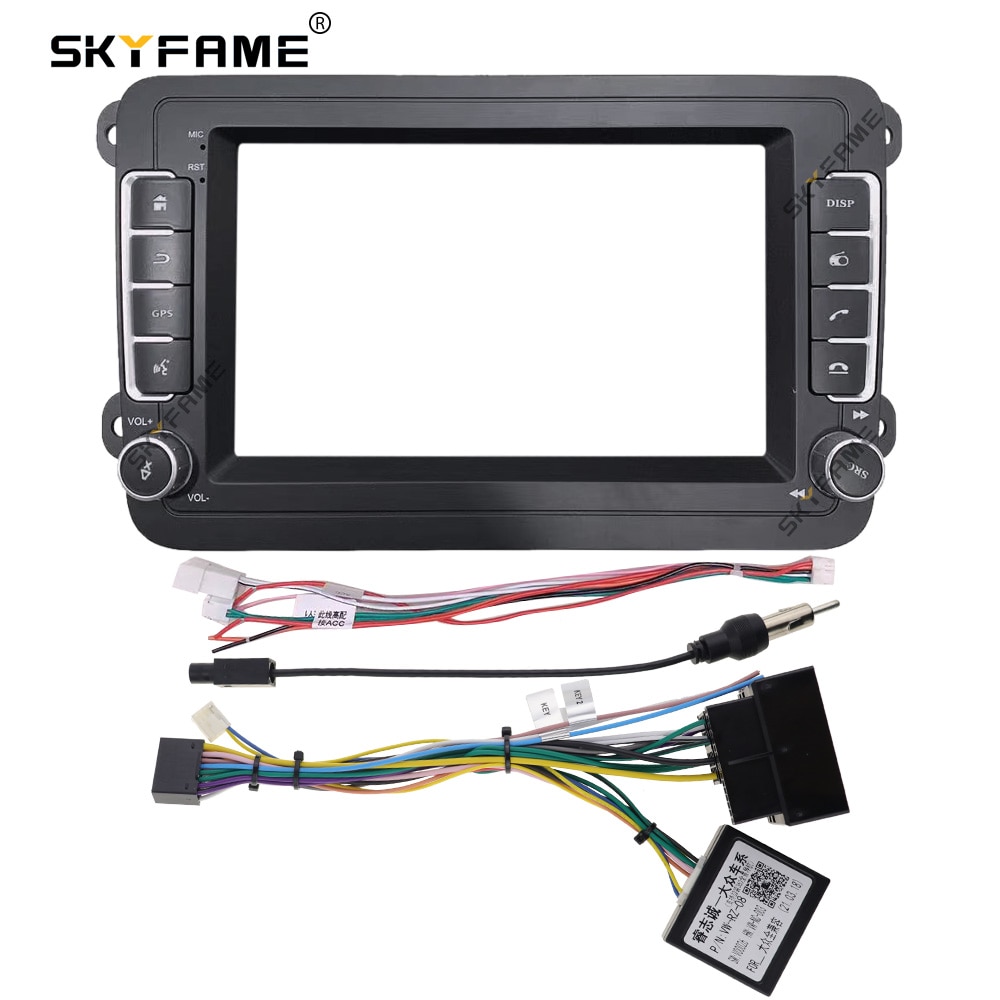 SKYFAME Car Frame Fascia Adapter Canbus Box Decoder For Volkswagen ...