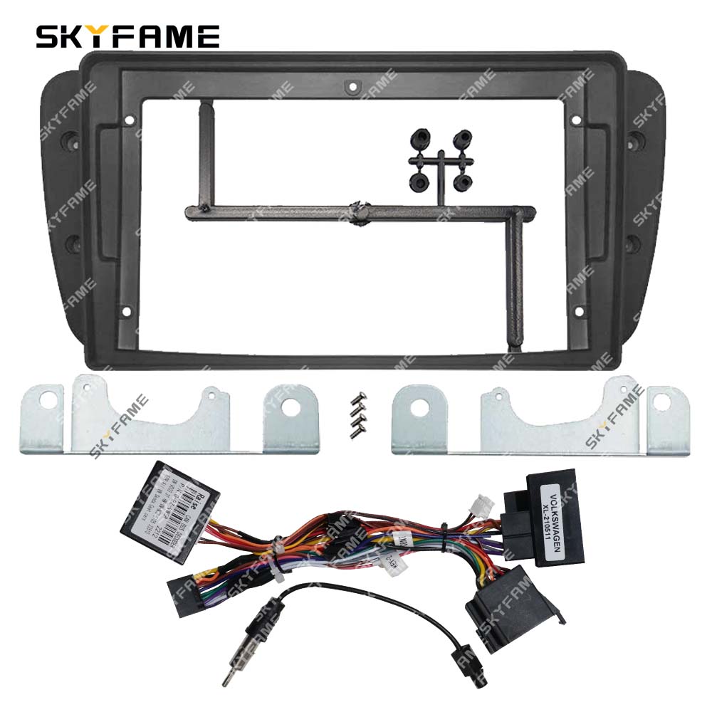 SKYFAME Car Frame Fascia Adapter Canbus Box Decoder Android Radio Dash ...