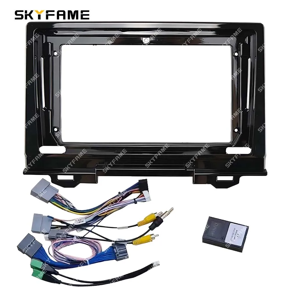 SKYFAME Car Frame Fascia Adapter Android Radio Dash Fitting Panel Kit For Honda Vezel XRV HRV,HONDA