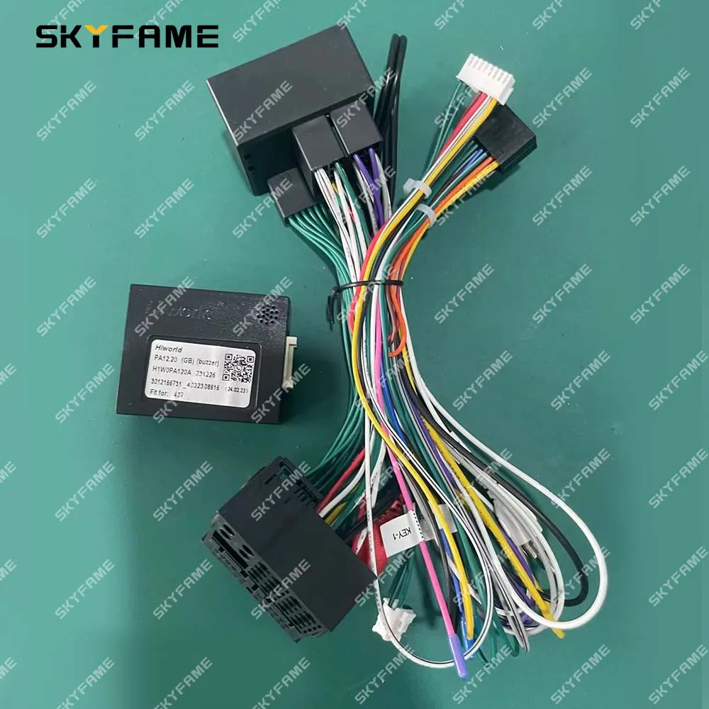 SKYFAME Car 16pin Wiring Harness Adapter Canbus Box Decode Android ...