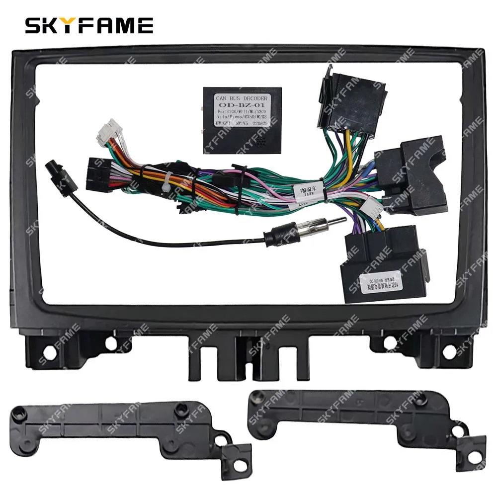 SKYFAME Car Frame Fascia Adapter Canbus Box Decoder Android Radio Dash ...